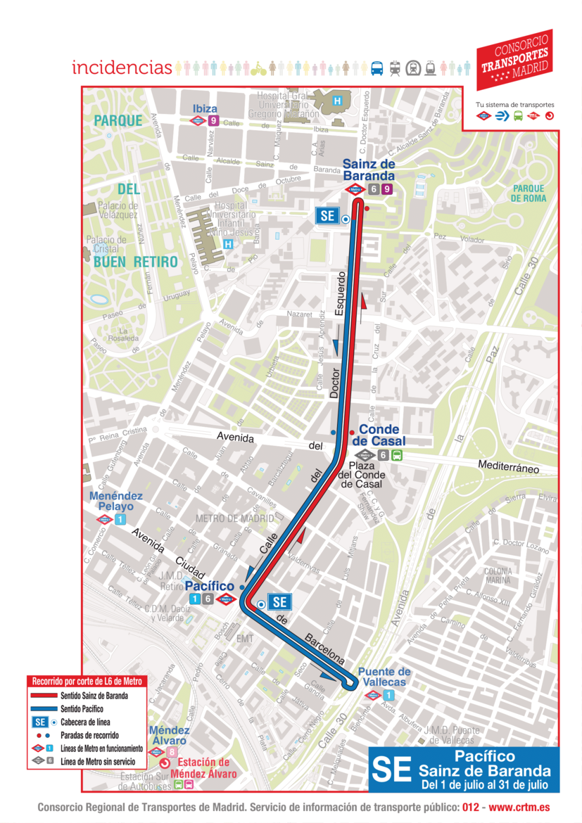 Obras de la línea 6 de metro | Noticias Madrid Transporte